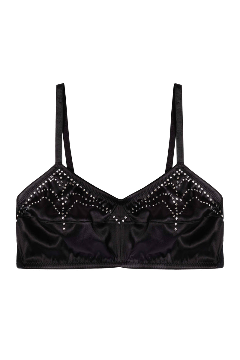 Annabelle Diamante Spiderweb Black Bra – Playful Promises USA